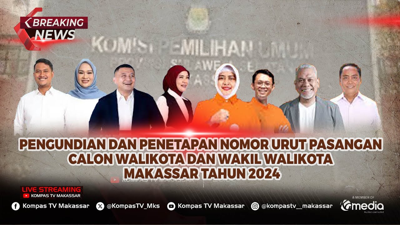 Pengundian dan Penetapan Nomor Urut Pasangan Calon Walikota Dan Wakil ...