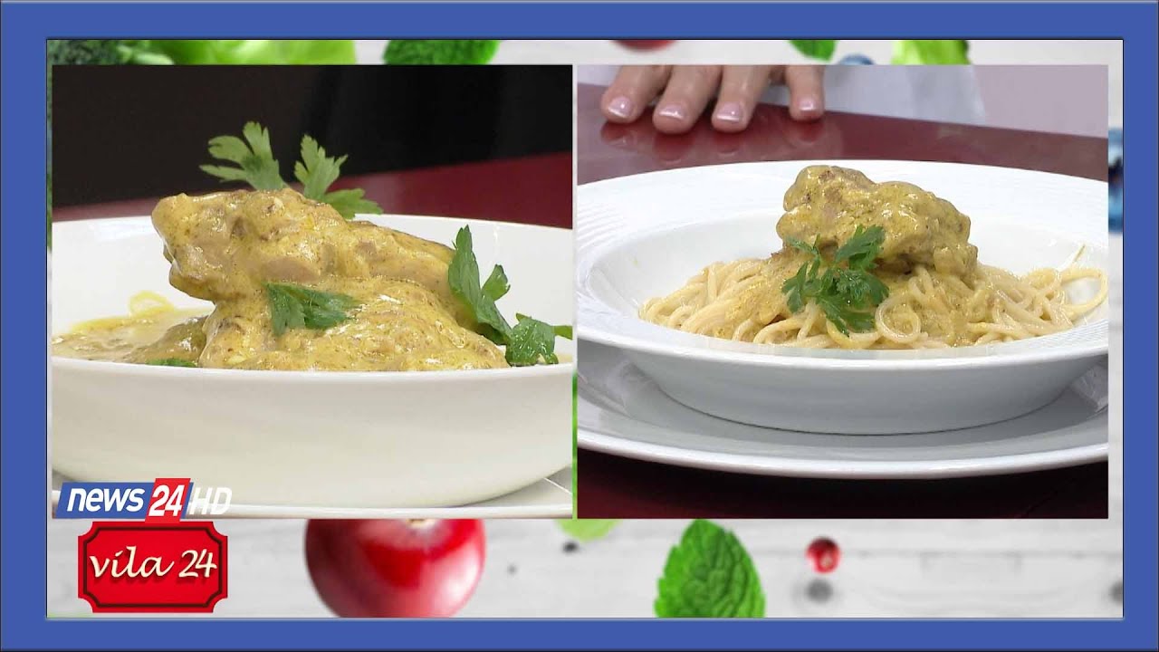 KOFSHE PULE ME SALCE KOSI/ MAKARONA SPAGETI ME SALCE LIMONI (Receta nga ...