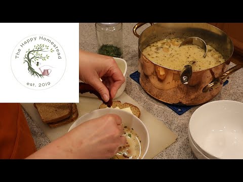What's for dinner? Chicken corn chowder. AND Seed starting! YAY! - YouTube