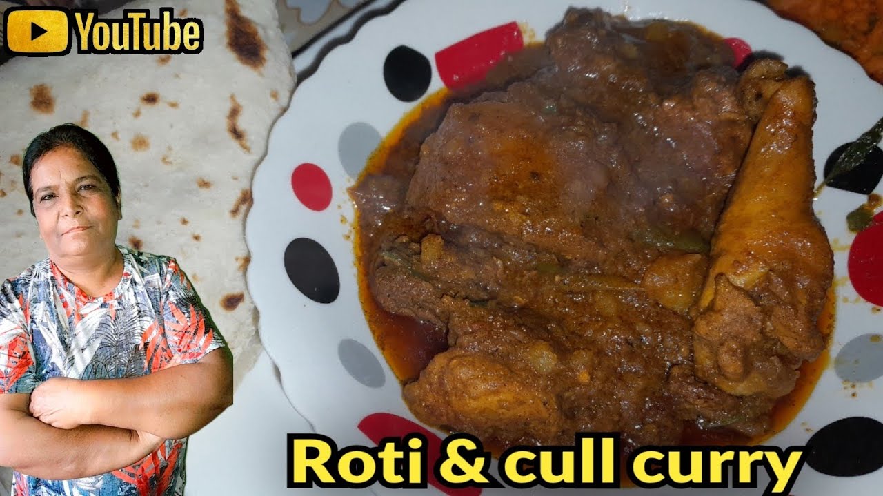 Mealie roti and culls chicken curry served with carrot salad. # ...