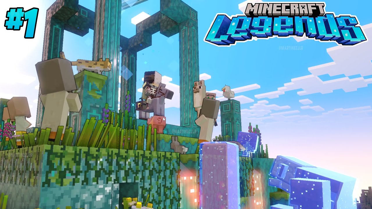 Minecraft Legends: INICIAMOS Una Nueva HISTORIA como HÉROE Invocados #1 ...