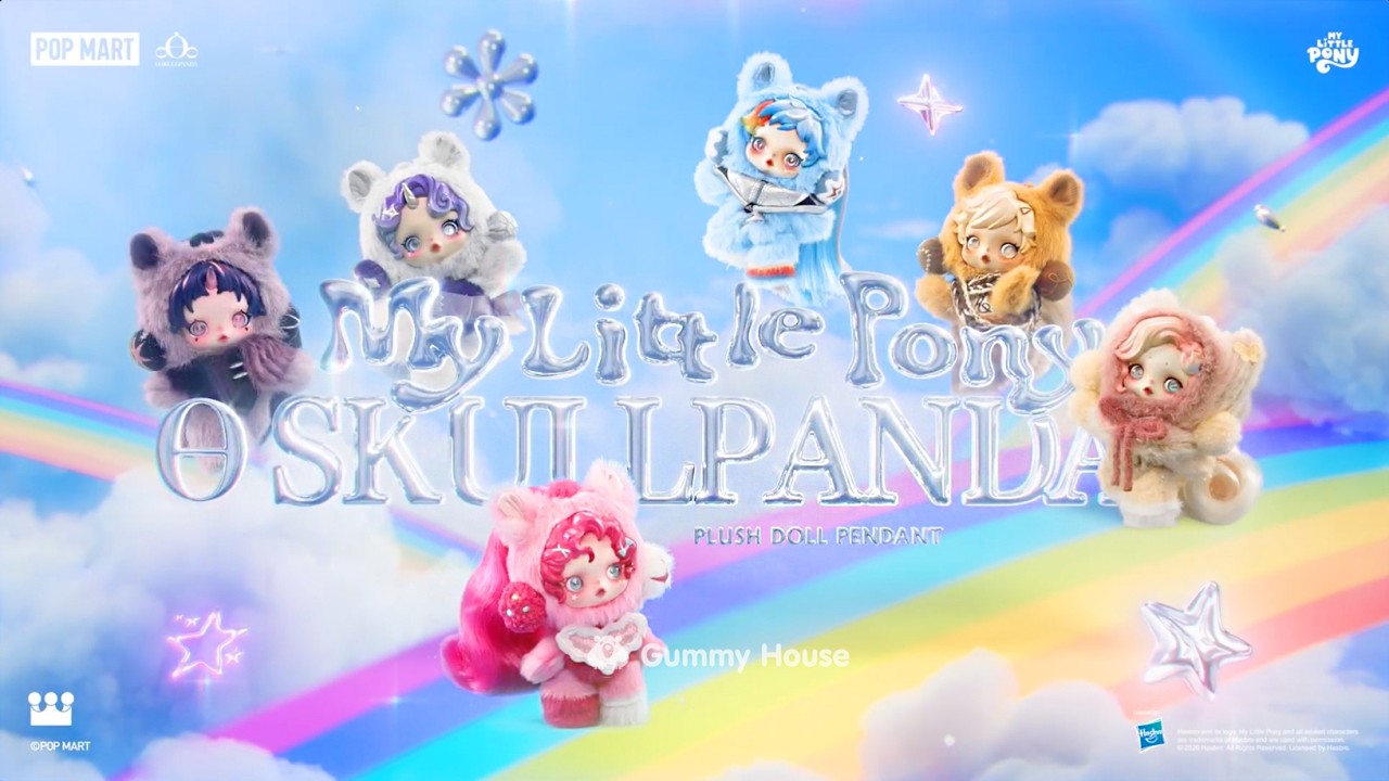 POP MART SKULLPANDA BLIND BOX | My Little Pony - Plush Doll - YouTube