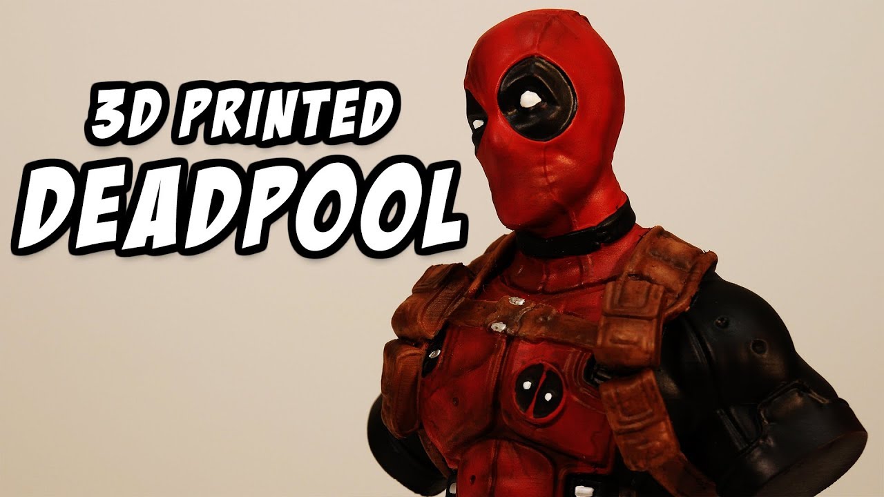 Deadpool - Print and Paint (Short Version) - YouTube