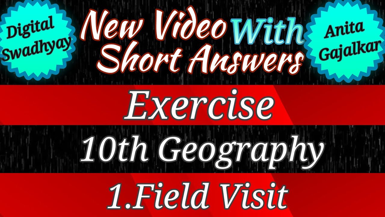 class 10 geography chapter 1 field visit question answer । geography ...