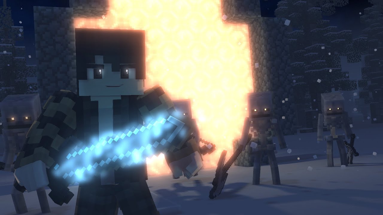 Hacker collab [ Host : Mc Jams ] - Minecraft fight animation - YouTube