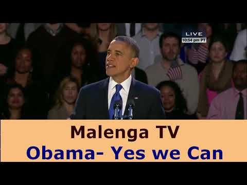 Obama - Famous YES WE CAN SPEECH - YouTube
