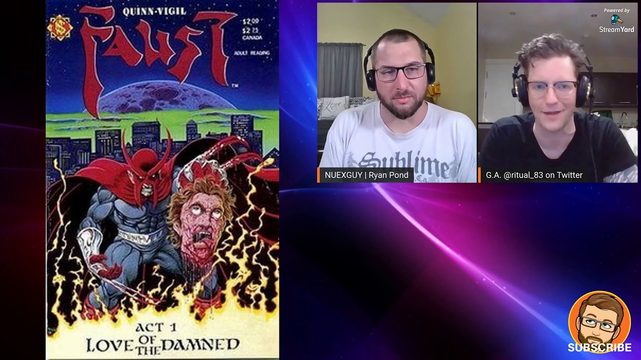 GA ALEXANDER | 90's Comics, Faust, and Vigil - YouTube