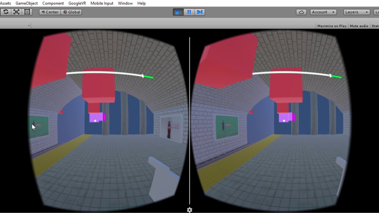 Unity VR Subway Gameplay - YouTube