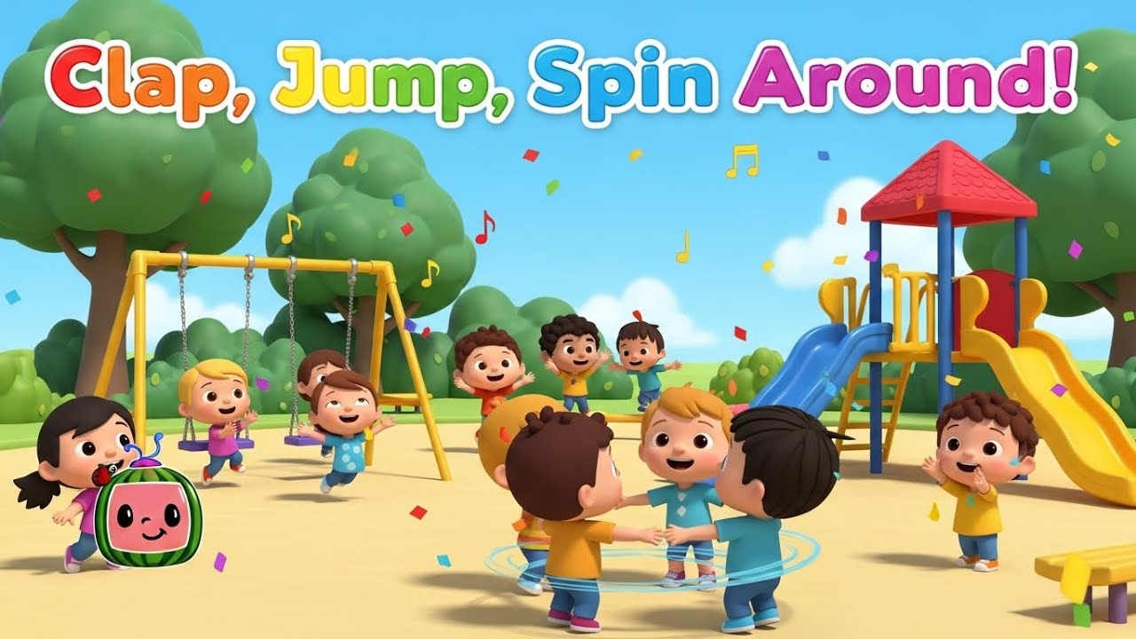 Clap, Jump, Spin Around! - YouTube