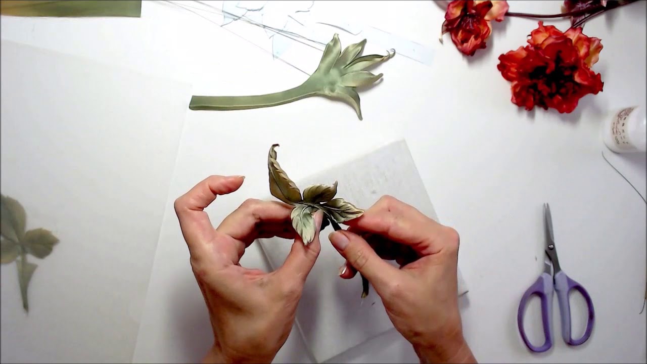 How to make Silk Rose "JACQUELINE" - YouTube