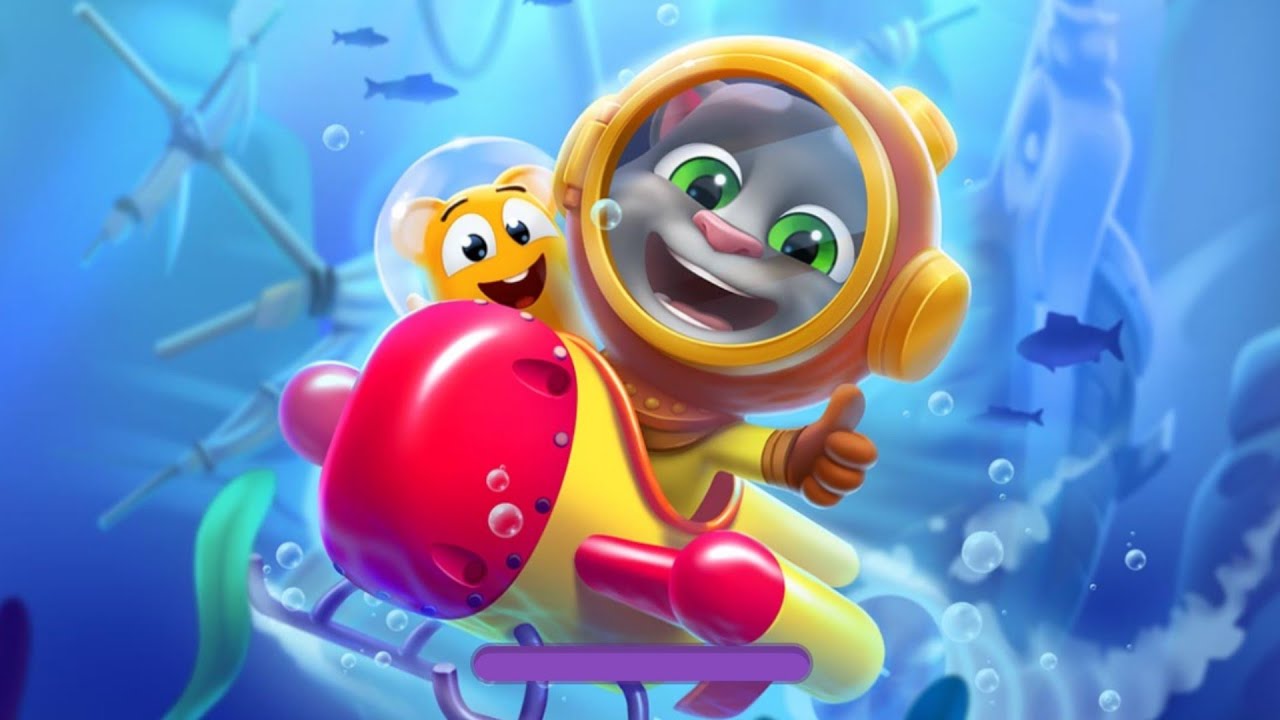 My Talking Tom 2 com o Mini Game Aventura Submarina e Nova Atualização ...