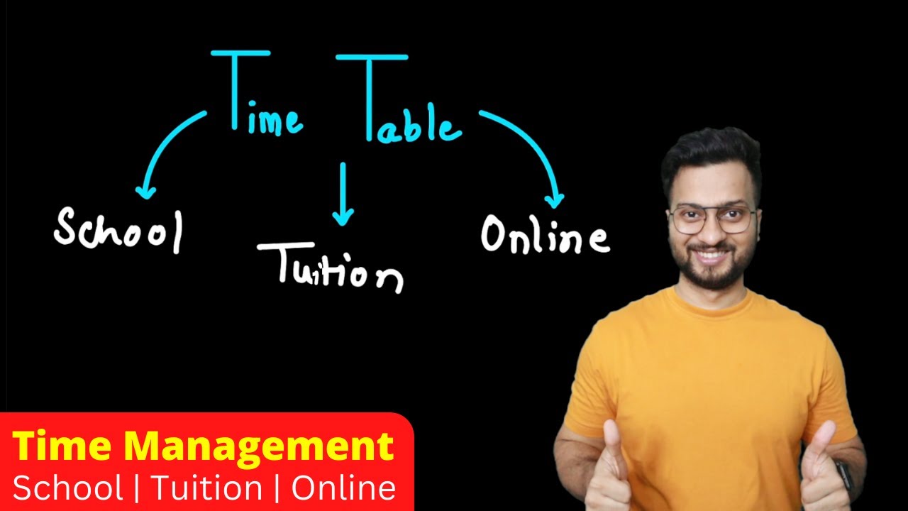 Best Time Table for school students | Time Management for students ...