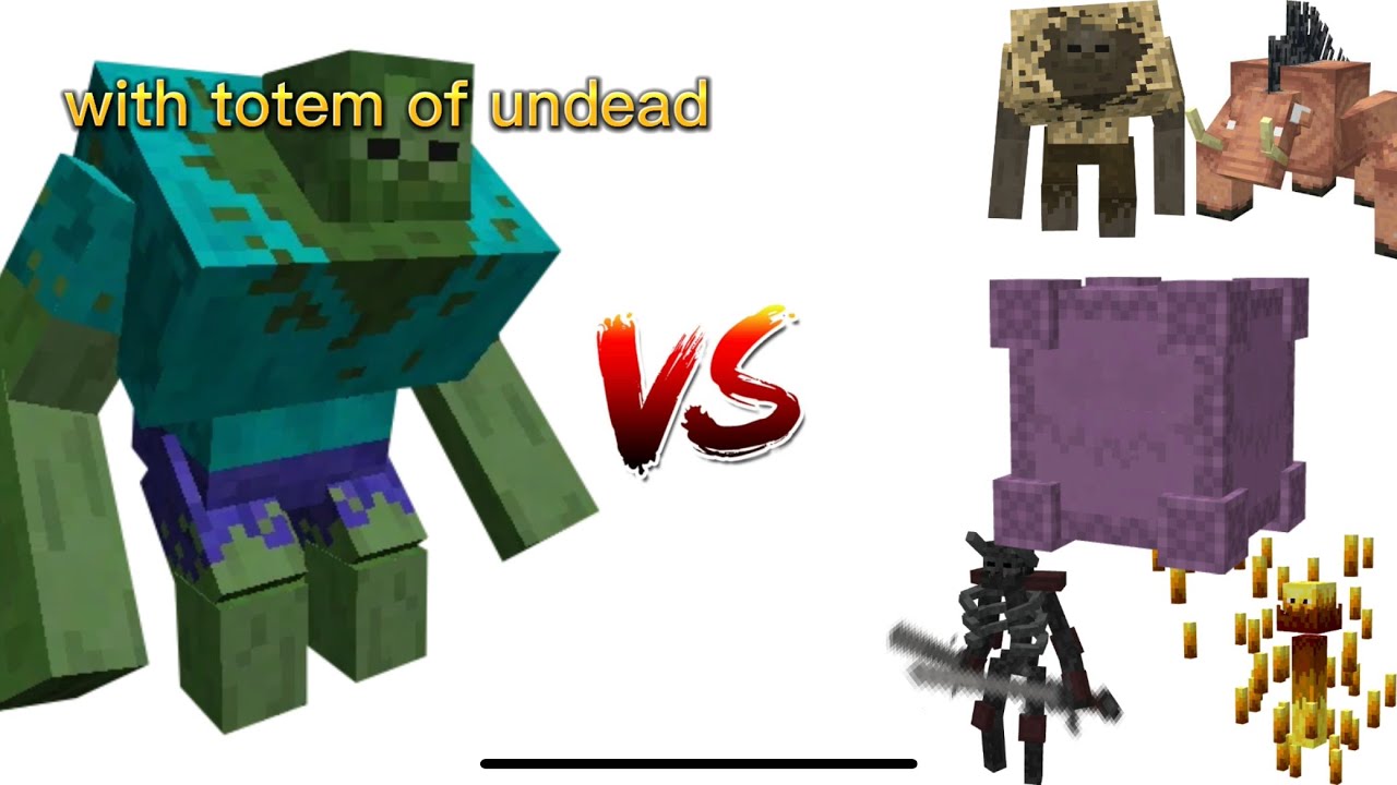 minecraft mutant zombie with item vs all mutant more - YouTube