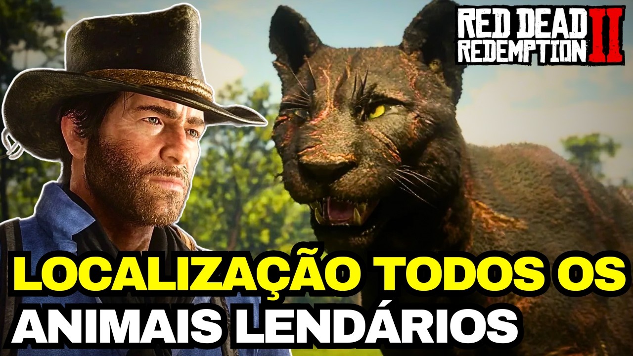 RED DEAD REDEMPTION 2 - LOCALIZAÇÃO E CAÇANDO TODOS OS ANIMAIS ...