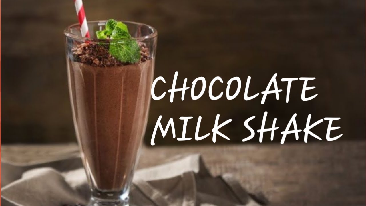 Chocolate Milk Shake | How to make Kid's Favourite Chocolate Shake ...