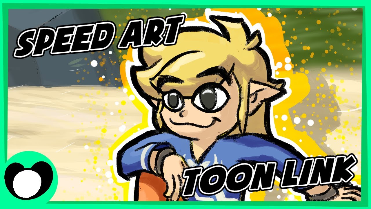 [Speed Art] Toon Link (Day 8 - Jan 2025 Art Challenge) - YouTube