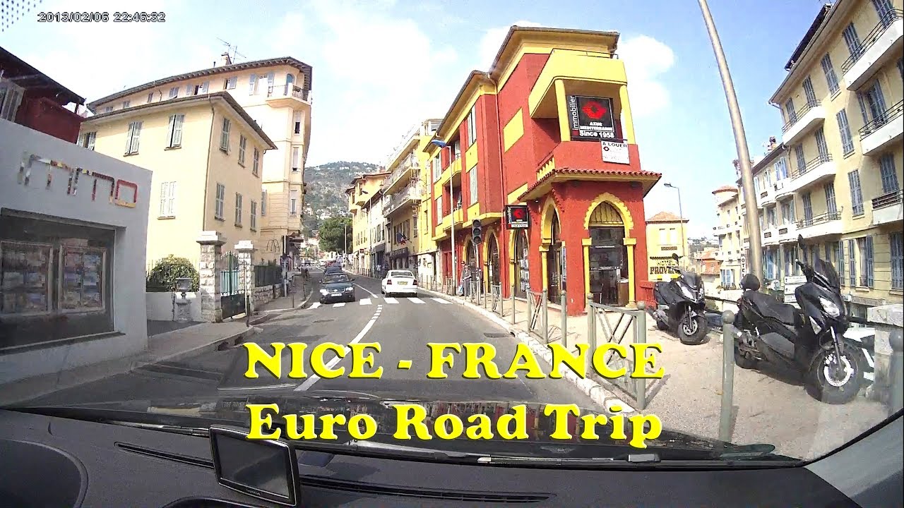 Driving in Nice - France. Dash Cam video - YouTube