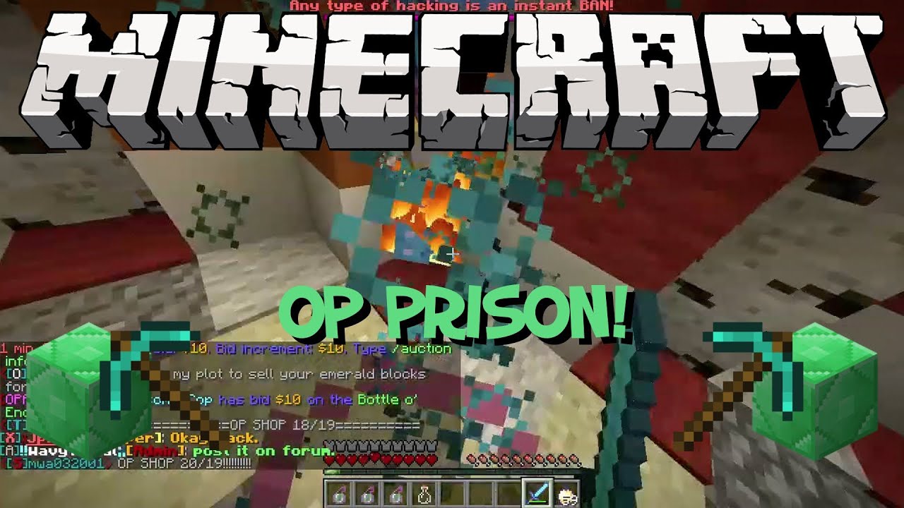 Minecraft: OP Prison - Part 18 - PvP Hax - YouTube