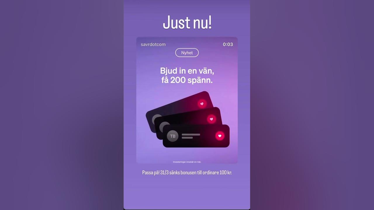 Bli kund och få 200 kr - YouTube