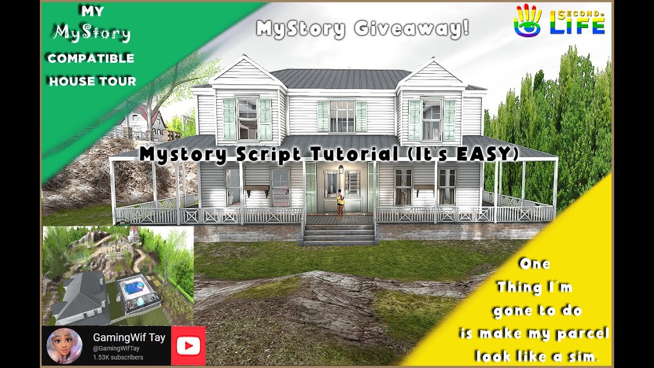 SecondLife: How I MyStory My Home/Giveaway - YouTube