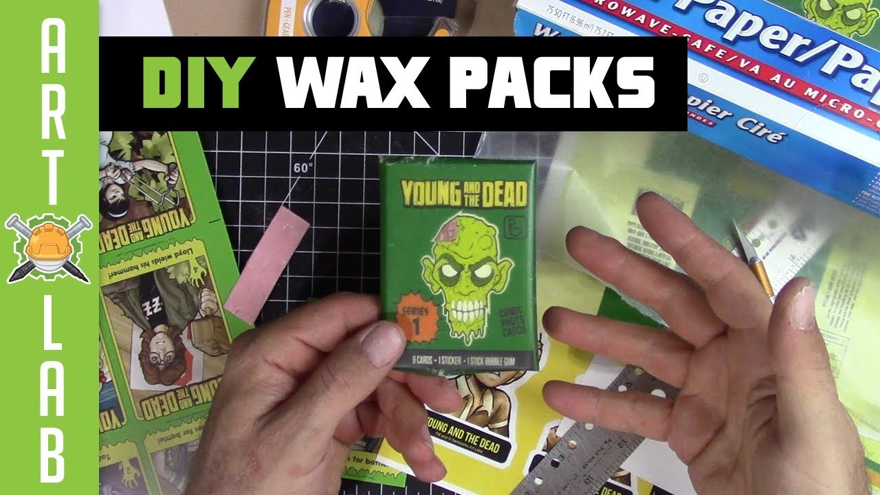 How To Make Custom Vintage Wax Packs! - Youtube