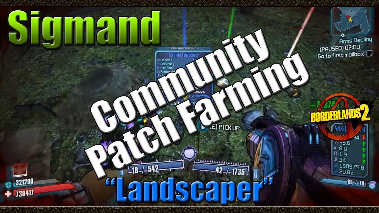 Borderlands 2 | Farming Sigmand for the Landscaper | Community Patch 4. ...