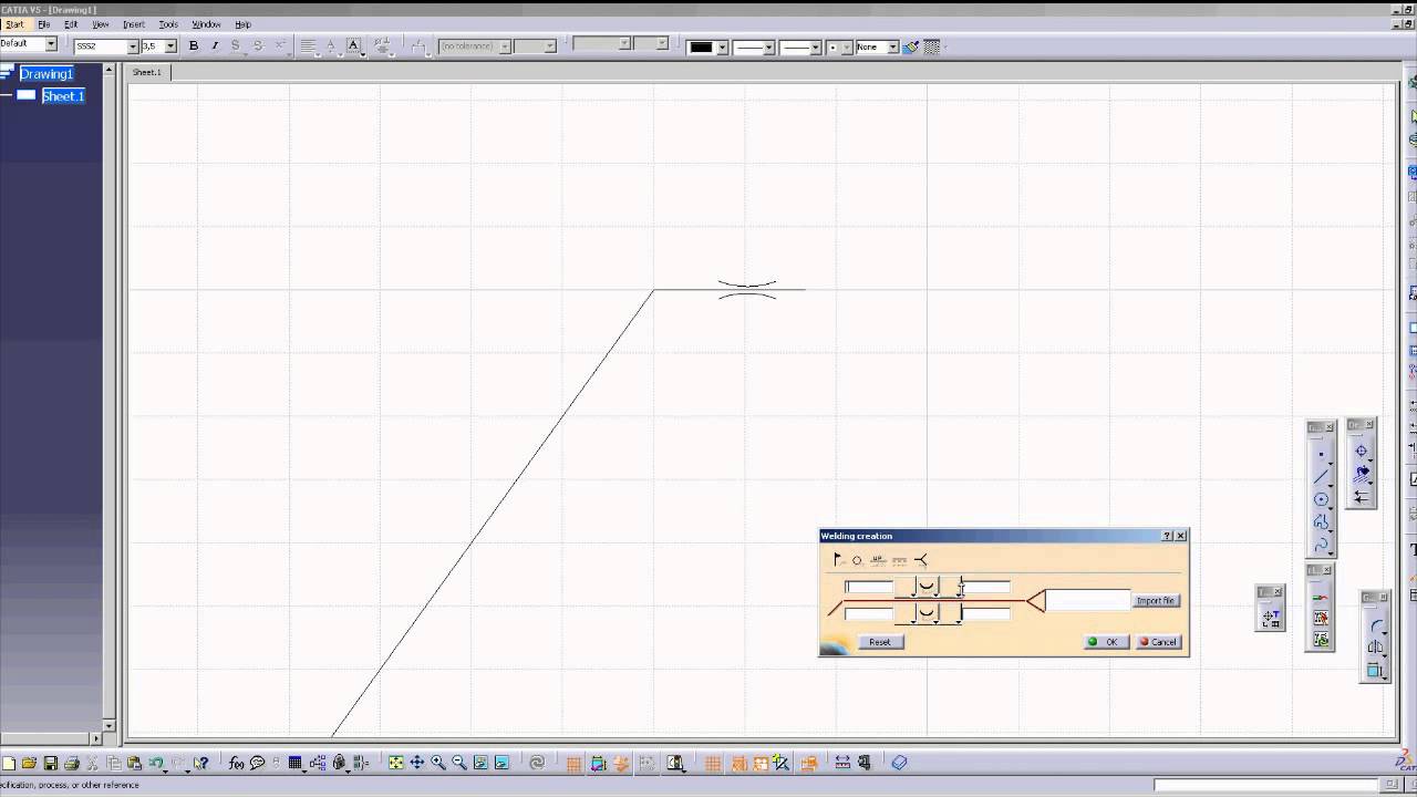 Oznaczanie Spoin | Generative Drafting | CATIA V5 | IPL Solutions - YouTube