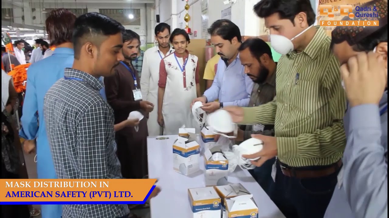 Free Mask Distribution in American Safety to Prevent Coronavirus - YouTube