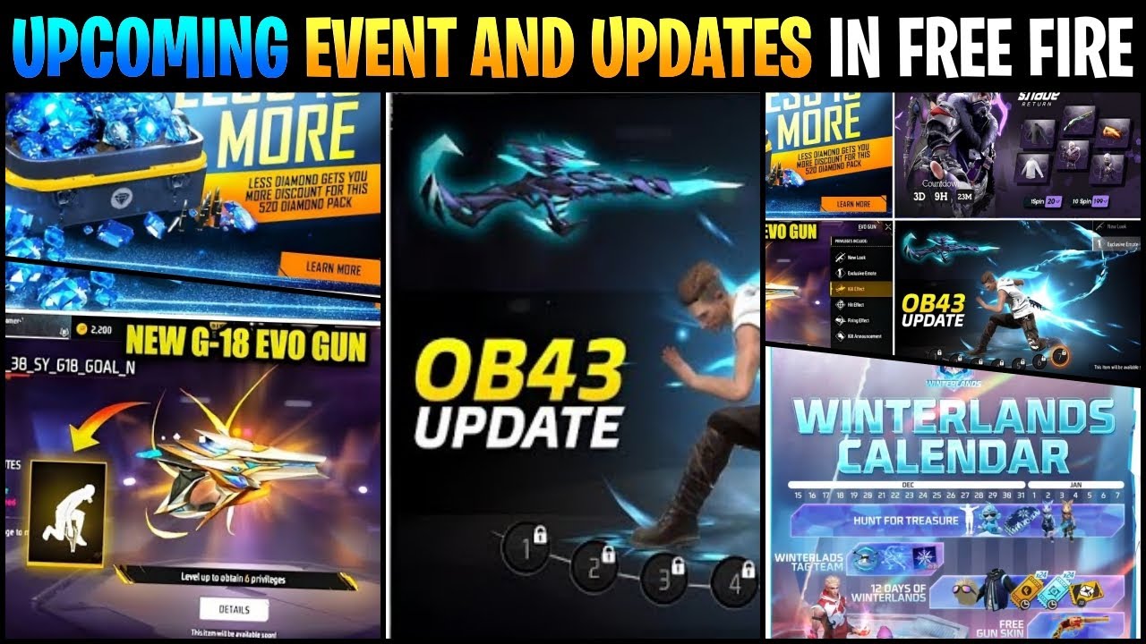 New Upcoming Event in Free Fire Max | Winterland All Events and Updates ...