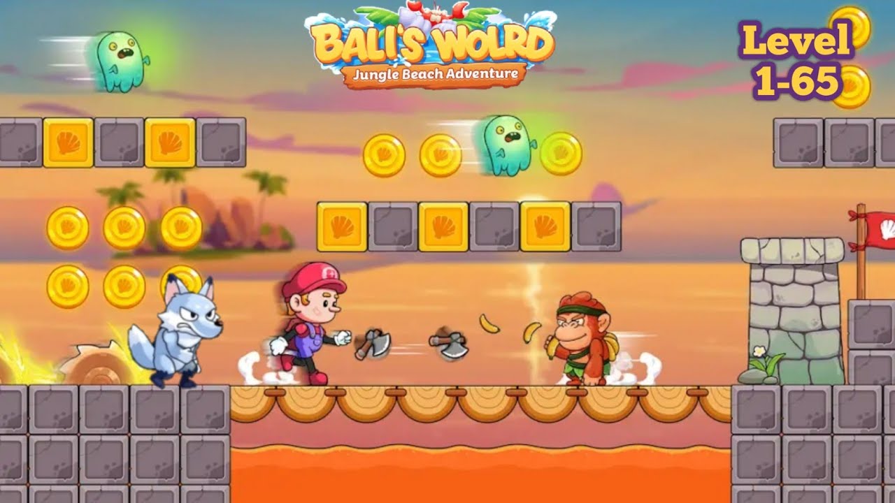 bali's world jungle Beach level 1-65 #gaming #games #gameplay - YouTube