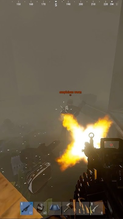 Defending my 2x2 from over 200+ rockets 1v5. (Full 40 min video up now) #rust #shorts #rustpvp # ...