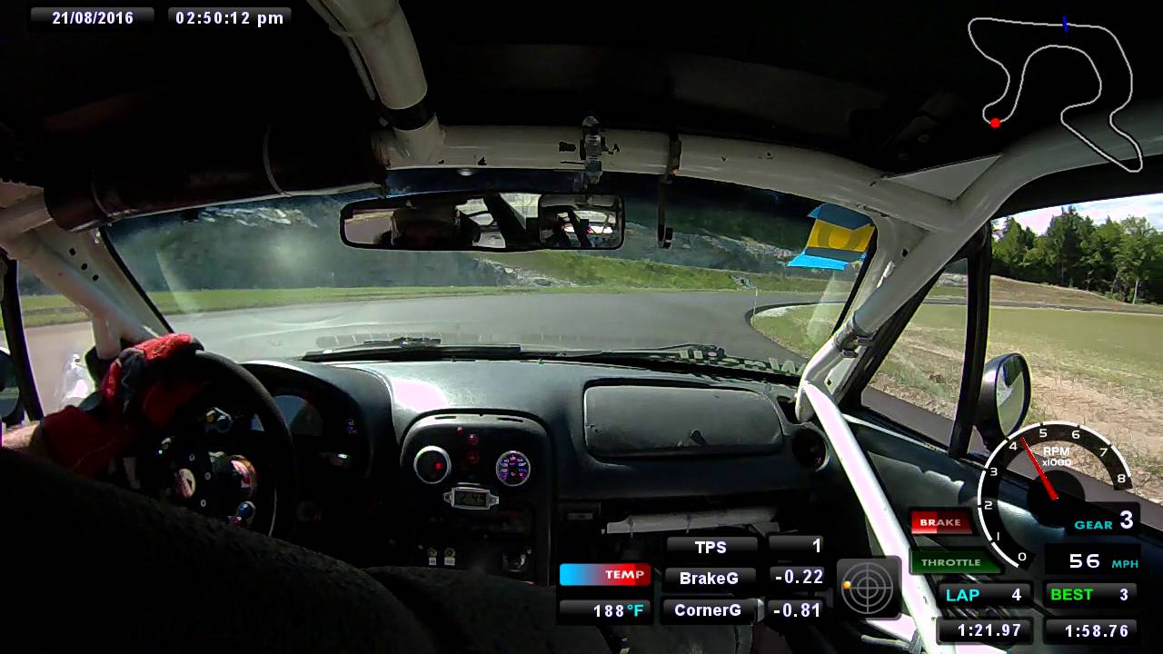 Club Motorsports (Tamworth) Track Preview with Data and Map - YouTube