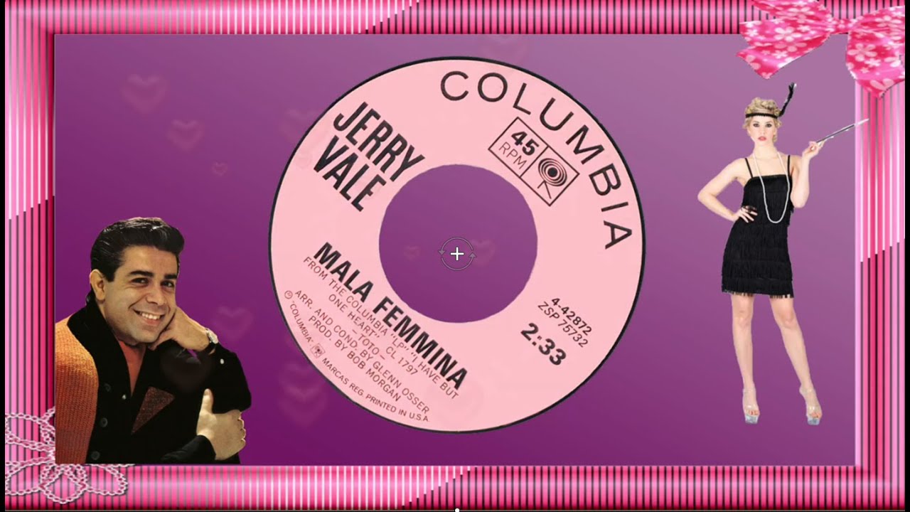 Jerry Vale - Mala Femmina 1963 ( Eigen ontwerp Color - Personal Color ...