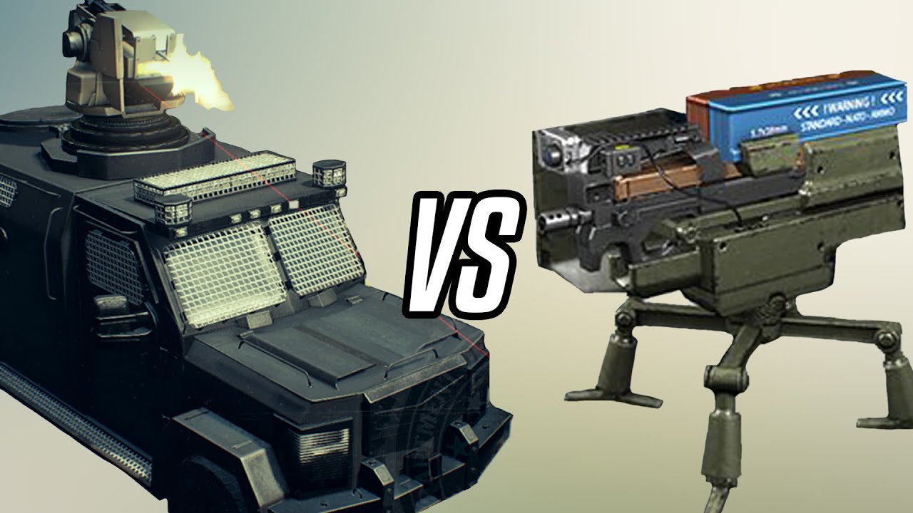 [Payday 2] Swat Van Turret vs. Technician Sentry Guns - YouTube