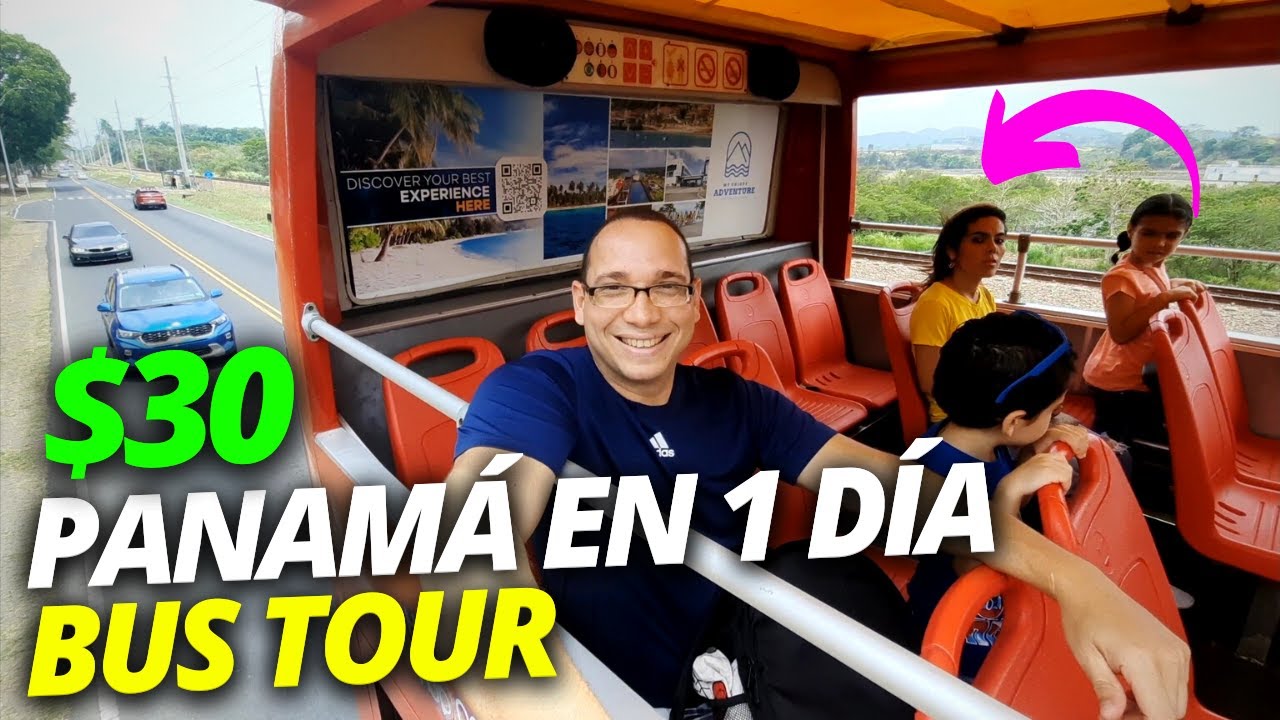 PANAMÁ en 1 DÍA 30$ bus TOUR por CIUDAD DE PANAMÁ - YouTube
