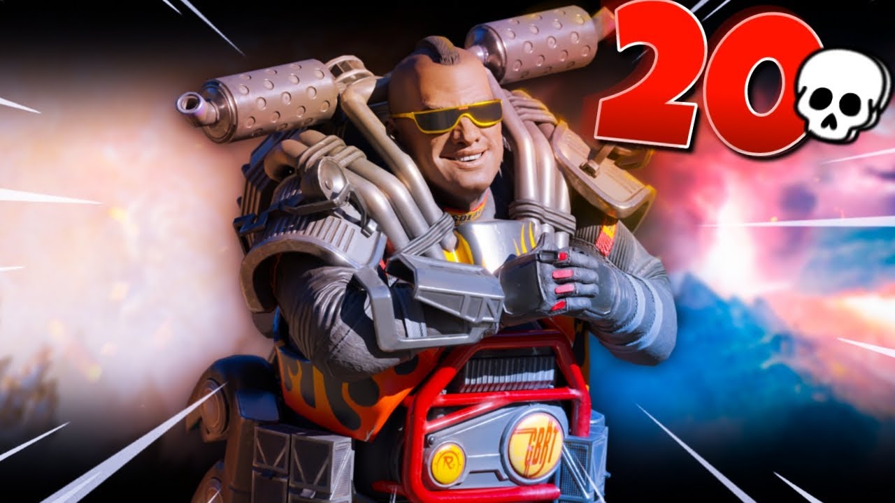 20 BOMB WITH THE NEW GIBRALTAR SKIN! - Apex Legends - YouTube