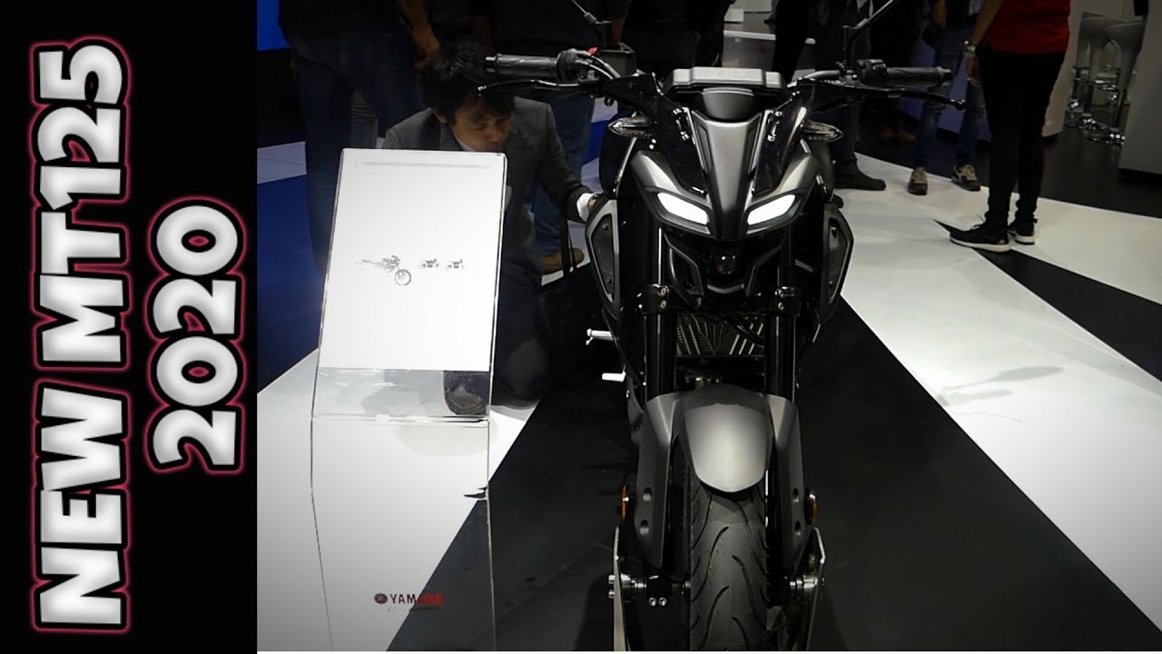 NEW YAMAHA MT125 2020 Walkaround Eicma 2019 - YouTube