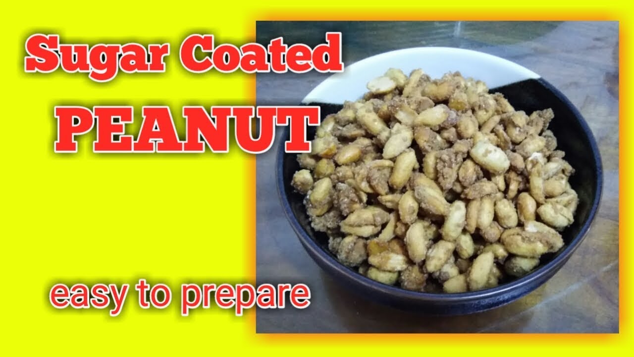 Sweet Coated Peanut/Caramelized Peanut/Candied Peanut - YouTube