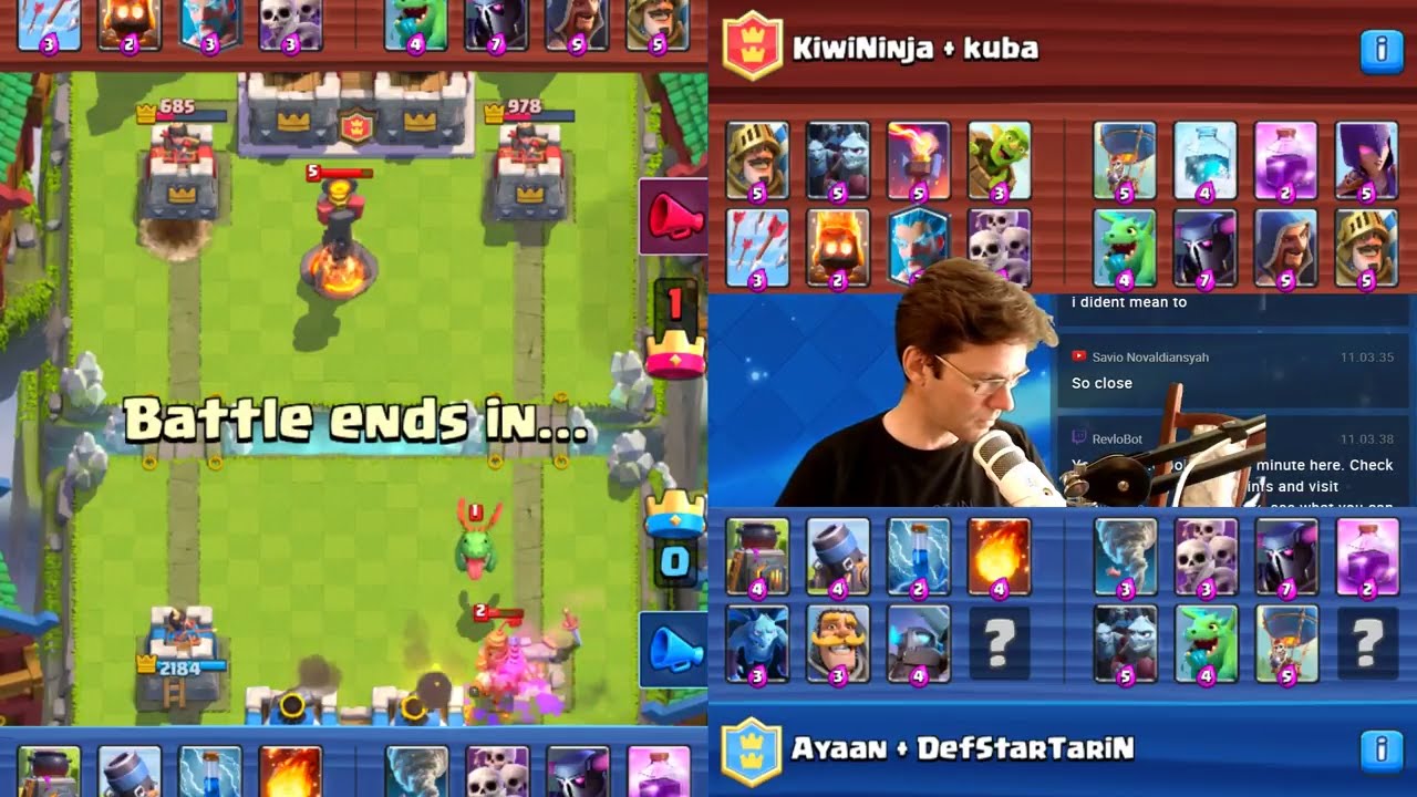 Clash Royale morning stream. Testing new layout as well. Clash Royale ...