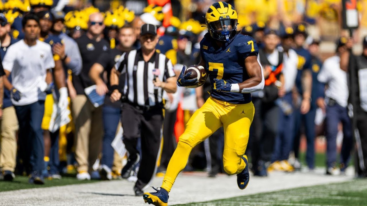 Donovan Edwards || Michigan Wolverines Running Back || 2024 Senior ...
