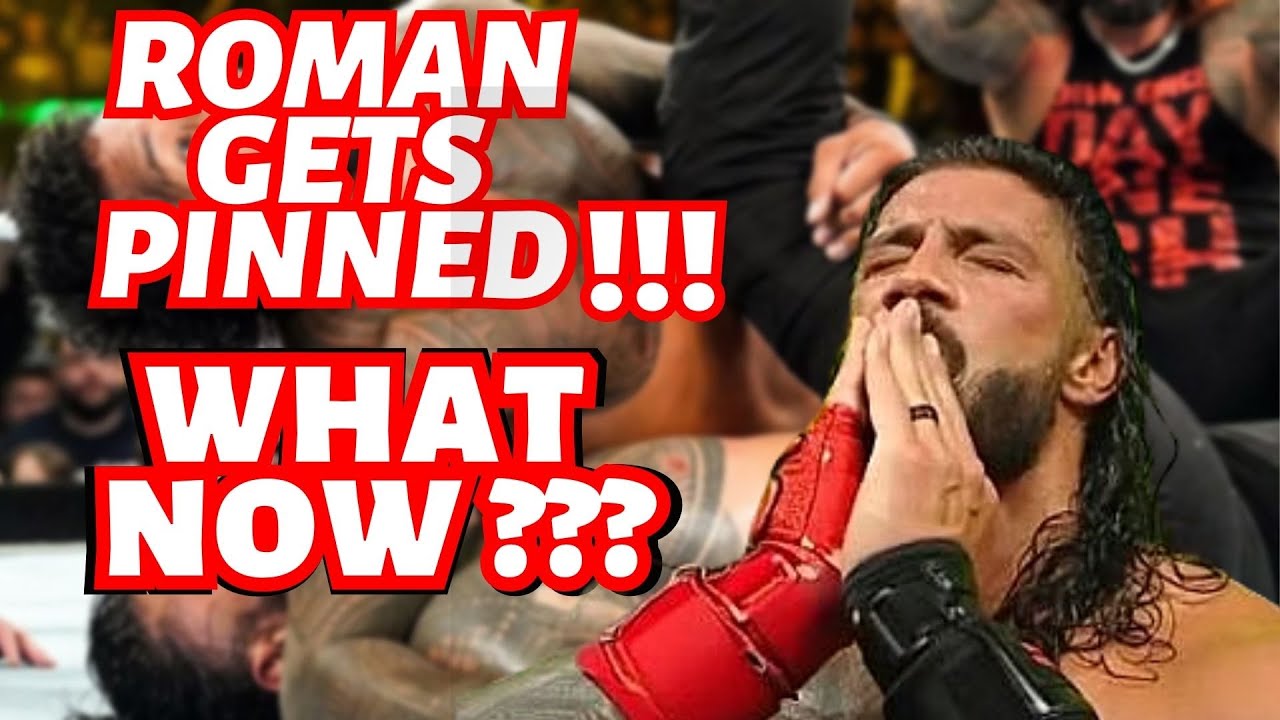 ROMAN REIGNS GETS PINNED ... NOW WHAT?? | After 3 Years, Roman Reigns ...