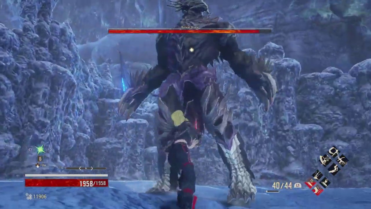 Beating the Boreal Brute duo boss fight HITLESS? [Code Vein] - YouTube