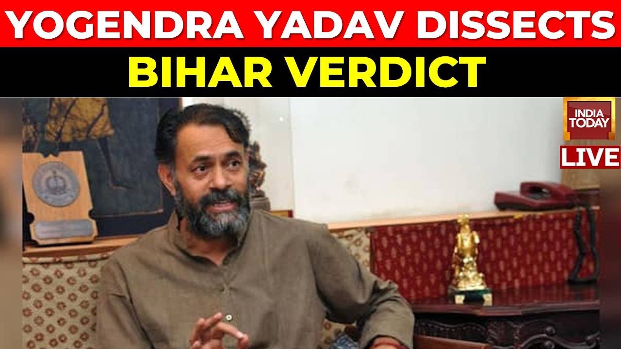 Yogendra Yadav's Analysis on Bihar Results | Rajdeep Sardesai's Debate Show | Bihar Politics ...