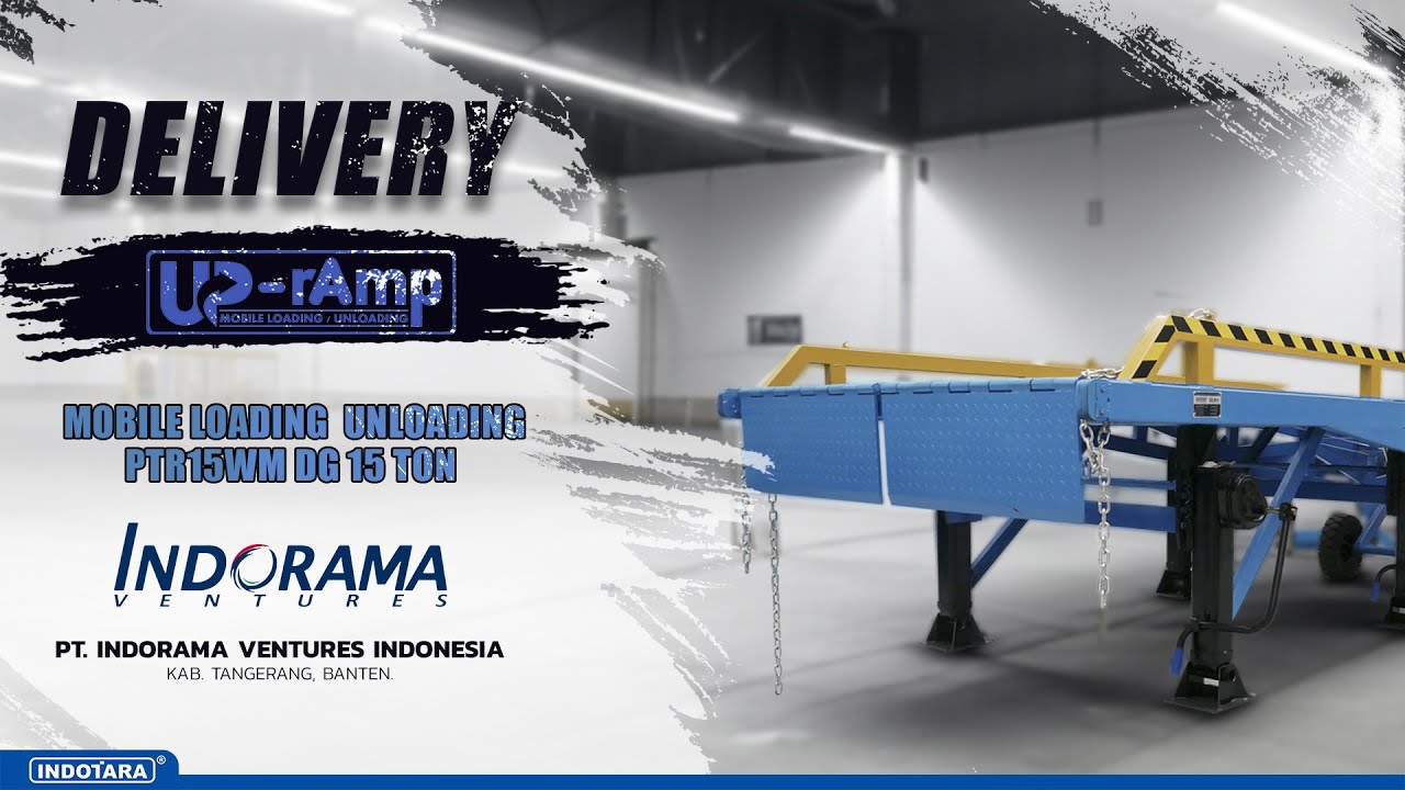 DELIVERY UNIT UP-RAMP MOBILE LOADING-UNLOADING PTR15WM DG 15 TON , PT ...