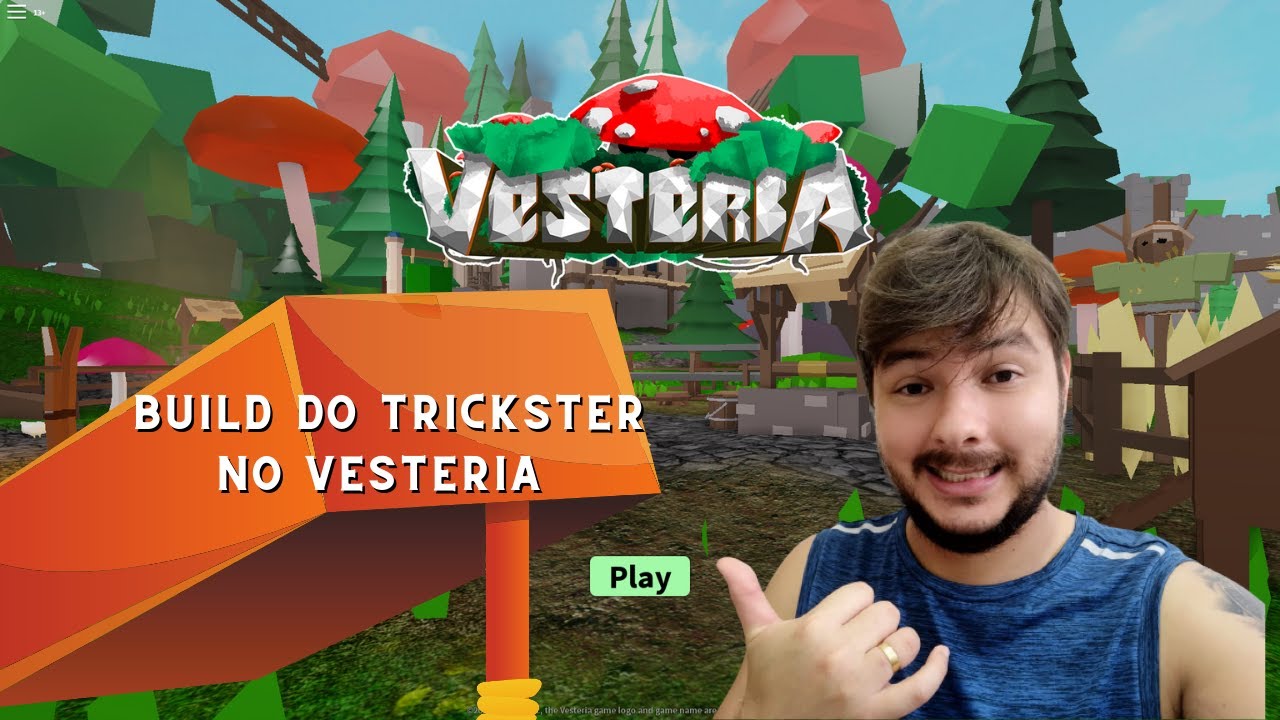 Como jogar de Trickster no Vesteria Roblox (Build e Skils) - YouTube