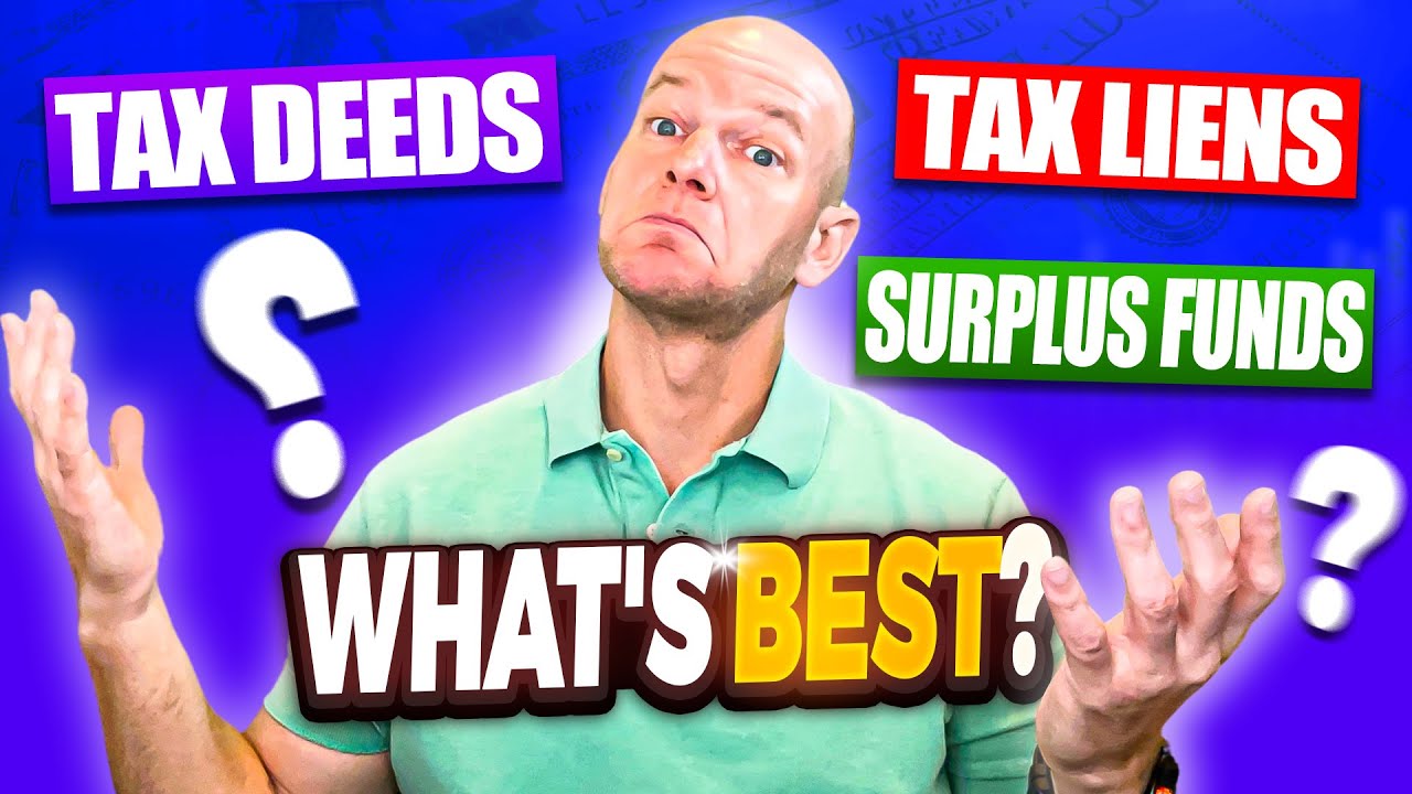 Tax Liens Deeds Redeemable Deeds Or Surplus Youtube