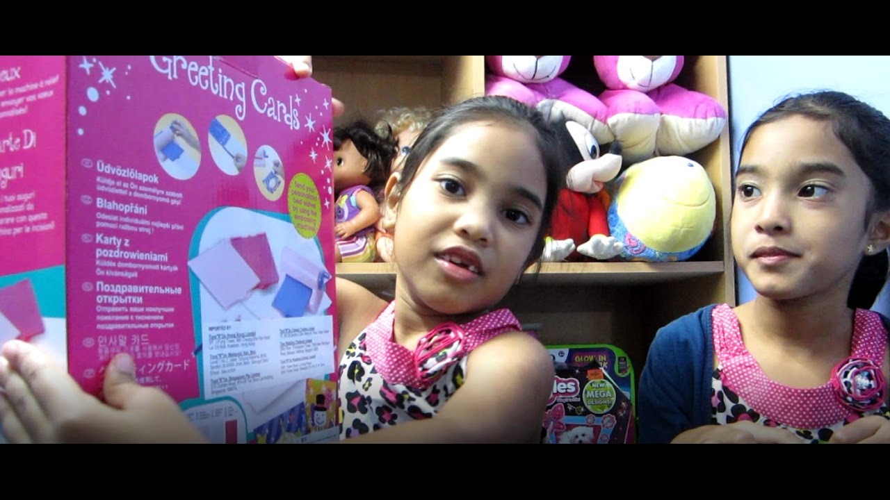Cardmaking - Embossing machine for paper cards - Kids Video - YouTube