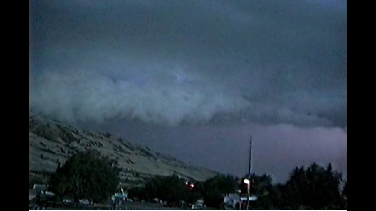 Picturesque Evening Storm, Looking South -Brigham UT 2003 - YouTube