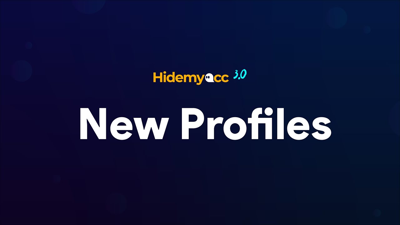 Hidemyacc 3.0 | How to create New Profile on Hidemyacc 3.0 - YouTube