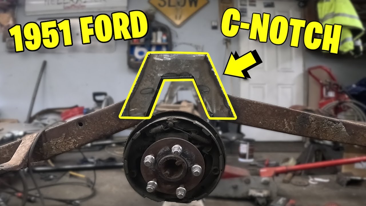 How to C-NOTCH 1951 FORD SHOEBOX - YouTube
